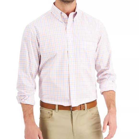 Club Room Shirts Club Room Mens Classicregularfit Gingham Check